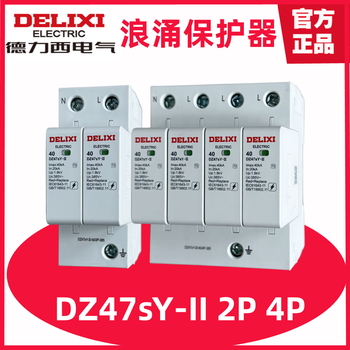 防雷浪涌保护器DZ47sY-II 40kA 2P 3P+N 4P 385V 65kA120KA凌 DZ47sY-II 20kA 2P 385V【图片 价格 品牌 报价】-京东