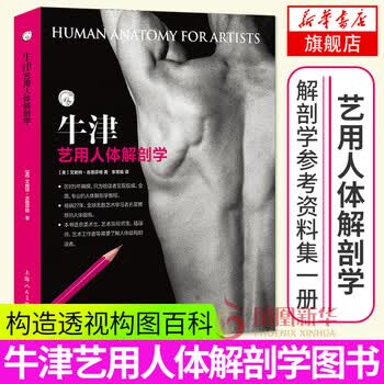 牛津艺用人体解剖学 牛津大学出版社授权中文版 艾略特 构造透视构图百科教程教材 美术素描基础入门