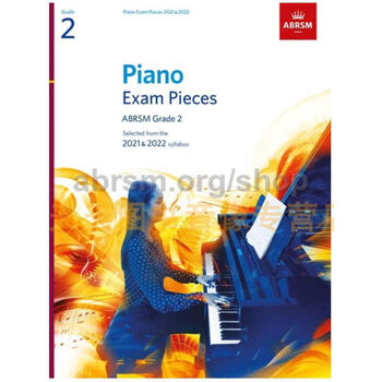 英皇钢琴教材钢琴二级考级作品曲谱 Piano Exam Pieces 2021-2022年版