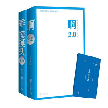 【新版包邮】啊2.0 乖摸摸头2.0新版大冰新书2020年 江湖系列 代表作阿弥陀佛么么哒你坏小孩 【日历手账本】乖摸摸头2.0+啊2.0