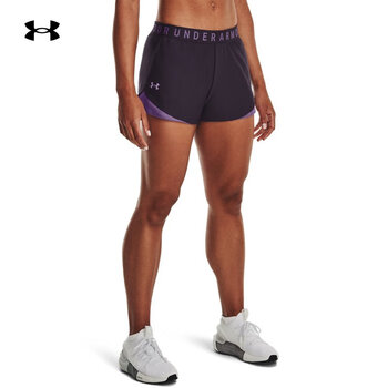 安德玛（UNDERARMOUR）Play Up 3.0女子训练运动短裤1344552 紫色541 L【图片 价格 品牌 报价】-京东
