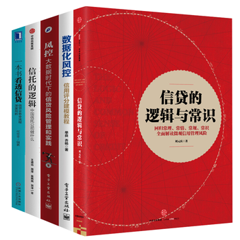 信贷（5册）一本书看透信贷+信托的逻辑 +数据化风控+风控:大数据时代下的信贷管理和实践+信贷的逻辑