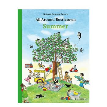 现货All Around Bustletown: Summer，熙熙攘攘的城市:夏天英文原版图书籍