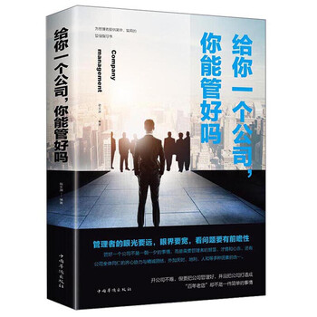 给你一个公司 你能管好吗 商业企业公司经营管理书籍团队组建企业战略决策制定市场营销企业文