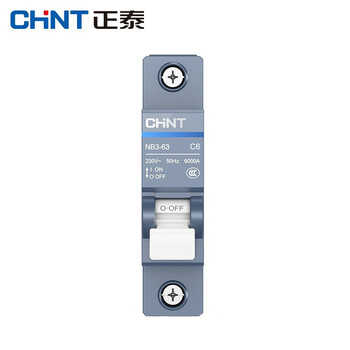 【正泰NB3】正泰（CHNT）NB3-63 家用空气开关 小型断路器 1P C6【行情 报价 价格 评测】-京东