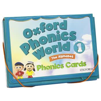 【中图原版】牛津Oxford Phonics World 1 Phonics Cards自然拼读小学