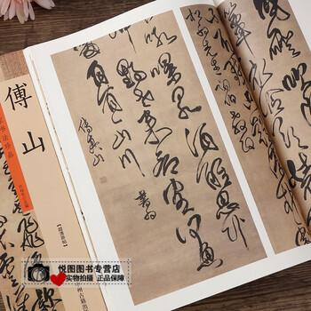 傅山书法集历代名家书法珍品傅山收录14幅帖小楷心经/小楷金刚经/隶书五言诗/草书诗轴/草书临阁帖