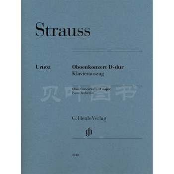 理查.施特劳斯 D大调双簧管协奏曲 Strauss Richard Oboe Concerto in