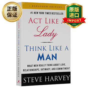 Act Like a Lady, Think Like a Man 像女人一样行动像男人一样思考 英文原版 女性读物 史蒂夫哈维 Steve Harvey 全进口英语书籍