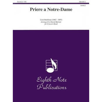 Priere a Notre-Dame, Grade 2