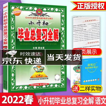 2022版小升初毕业总复习全解语文小学升初中小学毕业系统总复习全国通用 语文