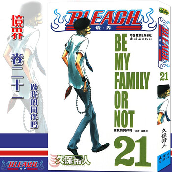  境界 死神21漫画 第21册 做我的同伴吗漫画 久保带人著 日本经典动漫漫画畅销图书籍中少