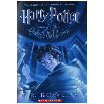 现货HARRY POTTER 哈利波特与凤凰社5 英文原版科幻电影小说书籍JK罗琳美版经典故事进口书