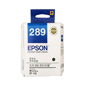 【惠普T289】爱普生(EPSON)T289 黑色墨盒 (适用WF-100机型) 约250页【行情 报价 价格 评测】-京东