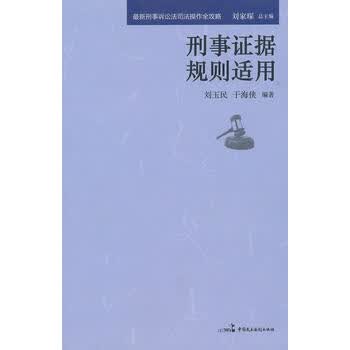 刑事证据规适用 刘家琛 法律 9787516200254