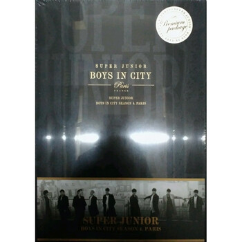 现货【台版】SUPER JUNIOR7周年巴黎恋人写真书：Boys in City S
