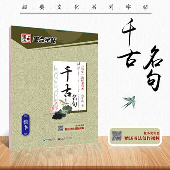 墨点字帖楷书练字高中小学儿童楷书字帖钢笔字帖成年楷书入门基础训练大学生硬笔书法练字本大开本千古名句荆霄鹏楷书字帖