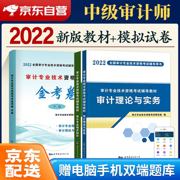 2022审计师教材 中级审计师教材+模拟试卷 审计专业相关知识+审计理论与实务 3本套