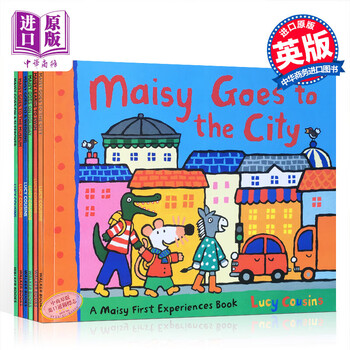 小鼠波波6本套装 故事系列 送环保袋 英文原版 Maisy's Holiday Book Bag