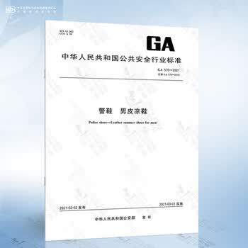 GA 570-2021 警鞋 男皮凉鞋