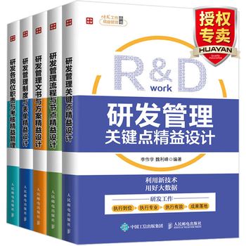  研发工作精益管理 研发管理制度与表单+各岗位职责与考核精益管理+流程与节点+文书方案+关键点精益