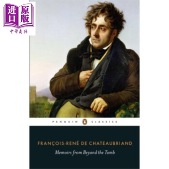 夏多布里昂 墓中回忆录 英文原版 Memoirs from Beyond the Tomb