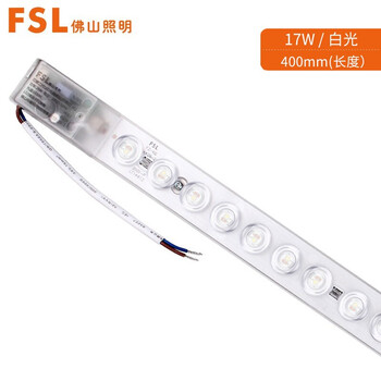FSL 佛山照明 led灯条长条灯板吸顶灯灯芯改造灯条替换H灯管 灯条40cm-17W白光【图片 价格 品牌 报价】-京东