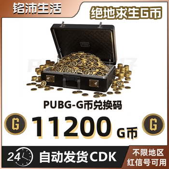 【CDK兑换码】PUBG绝地求生端游g币G-coin皮肤pubgG币改名通行证充值点券steam吃鸡 10000+1200g币【图片 价格 ...