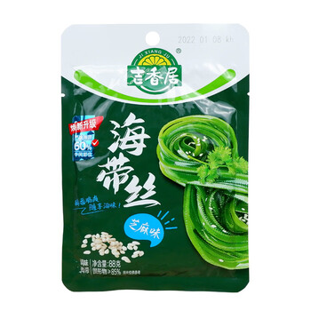 吉香居（JI XIANG JU）海带丝88g麻辣香辣野山椒芝麻海带休闲零食海带下饭菜 芝麻味10袋【图片 价格 品牌 报价】-京东