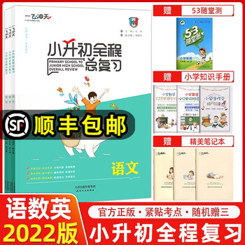 2022版 一飞冲天小升初全程总复习语文数学英语全3册专项突破真卷演练考点预测考点训练六年级一飞冲天