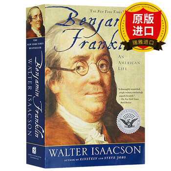 富兰克林传 一个美国人的生活 英文原版 Benjamin Franklin 英文版