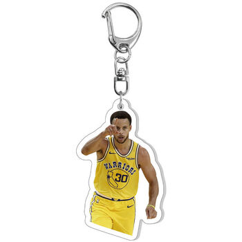 【球星推荐】NBA科比詹姆斯库里欧文杜兰特钥匙扣书包挂件篮球生日毕业礼物 库里庆祝