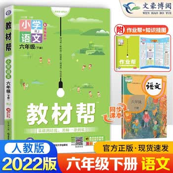 2022春季新版教材帮六年级下册语文部编人教版RJ小学6年级语文同步教材完全解读全解全练练习册六6年级下语文辅导资料