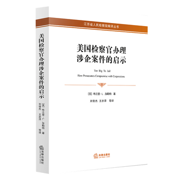 美国检察官办理涉企案件的启示 2021新书 [美]布兰登·L.加勒特著 刘俊杰 王亦泽 等 译法律出版社