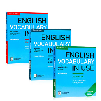 剑桥英语词汇初/中/高级English Vocabulary in Use 全套3册