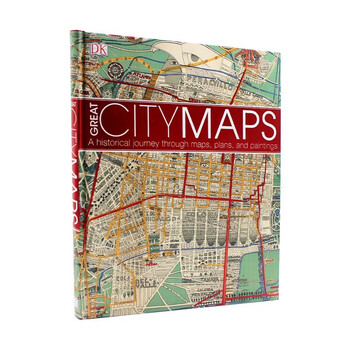现货包邮 DK百科 Great City Maps 伟大城市地图指南 通过地图、平面图和绘画的历史之旅 英文原版 品图正版 精装大开本