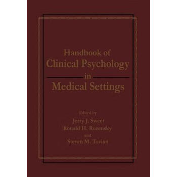 Handbook of Clinical Psychology in Medical Sett
