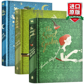 英文原版 企鹅经典V&A收藏系列3册套装 The Secret Garden 秘密花园 彼得·潘 Peter Pan 柳林风声 The Wind in the Willows 预售