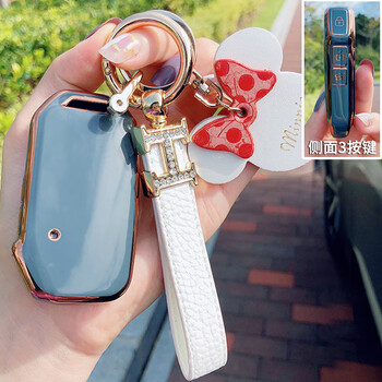 21款起亚k3钥匙套女改款壳kx1奕跑kx3傲跑K5凯酷2021智跑ACE包扣 奶奶灰+【米妮挂饰+H钻皮带扣】【图片 价格 品牌 报价】-京东