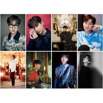 汪苏泷海报 2021全新写真周边壁纸挂画高清墙贴墙纸一套8张 A款 海报43X29cm 一套8张