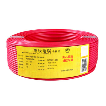 【OIMG硬线】OIMG国标BV10平方单芯硬线 家装进户铜芯电线 足米 红色【行情 报价 价格 评测】-京东