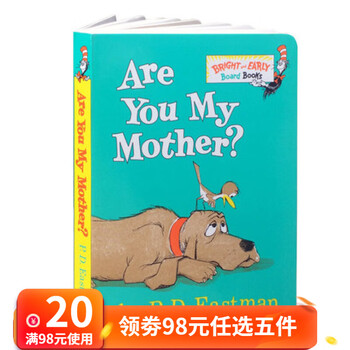 英文原版 are you my mother? 你是我妈妈吗？儿童英文纸板书绘本 低幼适龄版