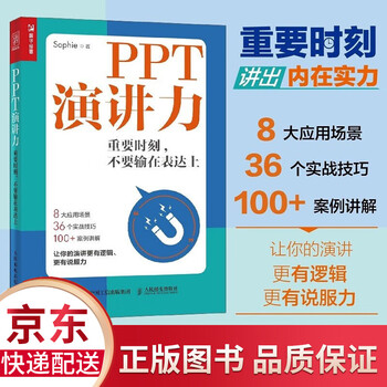 【全新正版】PPT演讲力 重要时刻 不要输在表达上 口才训练书籍当众演讲面试职场竞聘销售汇报