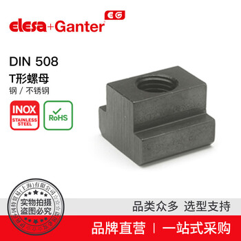 Elesa Ganter伊莉莎冈特 DIN 508 T形螺母 钢 / 不锈钢 DIN508-6-M5-8【图片 价格 品牌 报价】-京东