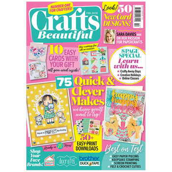 【包邮】订阅Crafts Beautiful 手工手作杂志 英国英文 年订12期E486原版