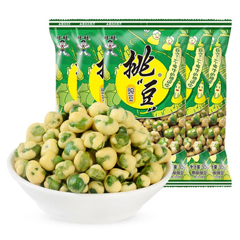 【旺旺挑豆】旺旺挑豆95g*5包豌豆青豆挑逗小零食青豌豆坚果炒货休闲办公室零食【行情 报价 价格 评测】-京东