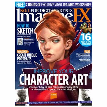 【包邮】订阅Imagine FX  CG动画设计杂志 英国英文原版 年订13期