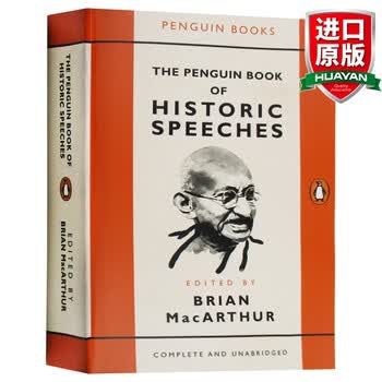英文原版 企鹅历史演讲合集The Penguin Book of Historic Speeches