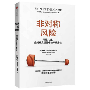 非对称风险 塔勒布 黑天鹅图书反脆弱随机漫步的傻瓜作者 罗辑思维罗振宇推荐 中信出版社图书