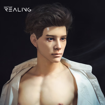 睿灵（realing）半身82cm女用实体男娃半身无四肢合金骨架真人版阳光帅男 朗烨 硅胶头+TPE身体 假发【图片 价格 品牌 报价】-京东